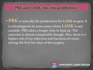 Know everything about prk method eye surgery | PPTX