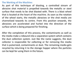Know how a shot blasting machine works | PPTX