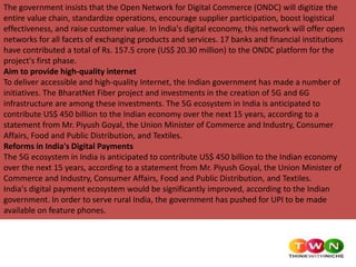 Know How Digital India Is Enabling Growth For Indian Economy | PPTX