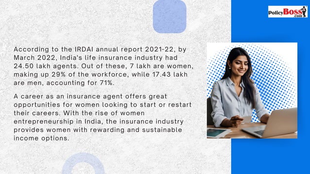 Learn how selling Insurance Policies is empowering women in their ...
