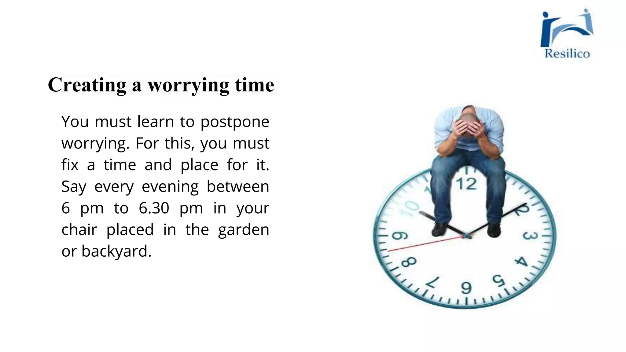 Know how to stop worrying | PPT