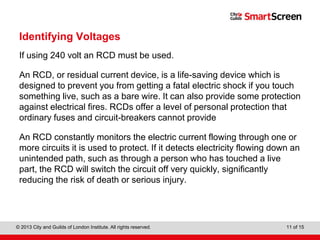 Know how to work with electrical equipment in the workplace 4 | PDF ...