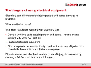 Know how to work with electrical equipment in the workplace 4 | PDF