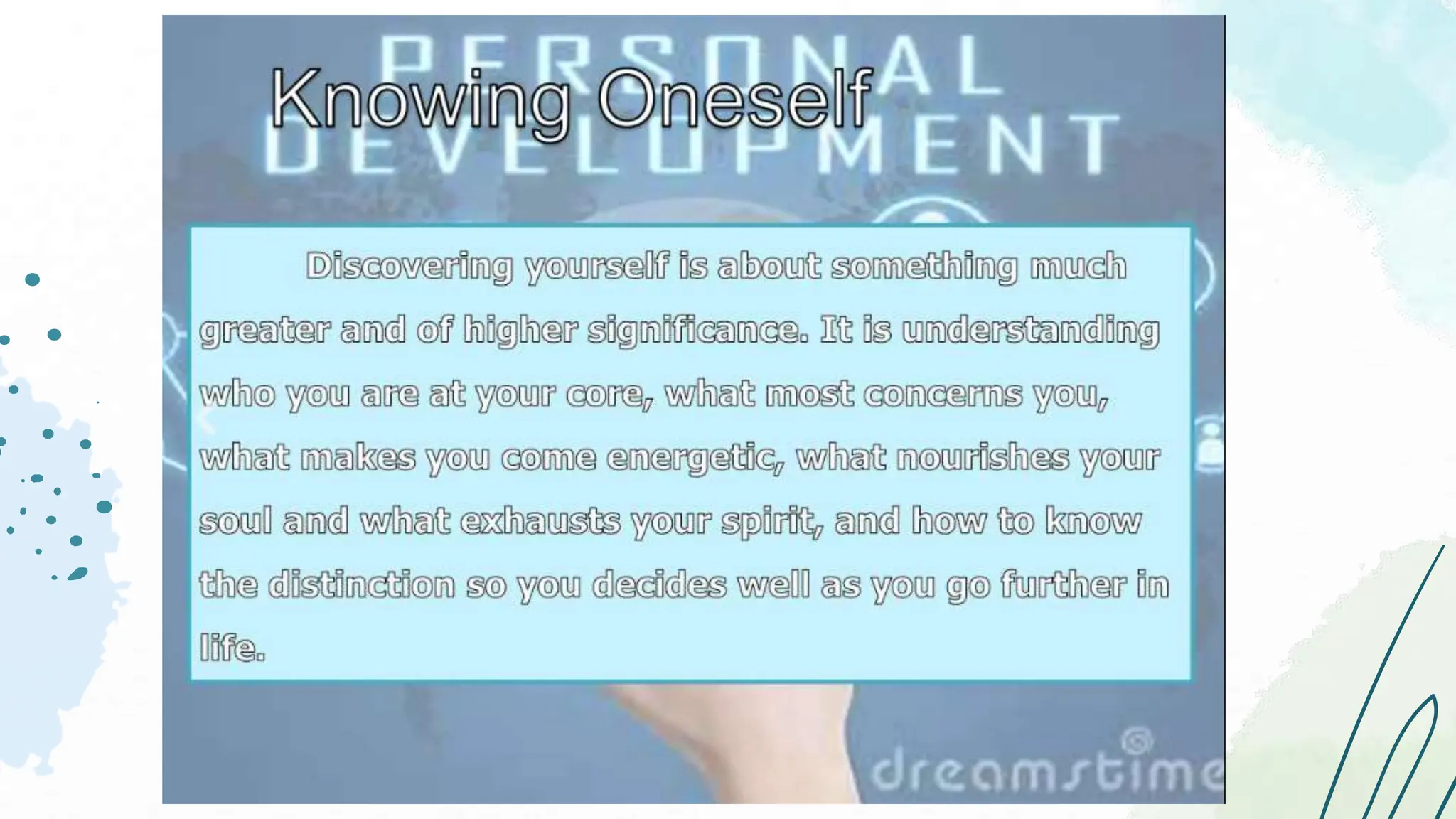 KNOWING-ONESELF for catch up Friday DepEd | PPTX