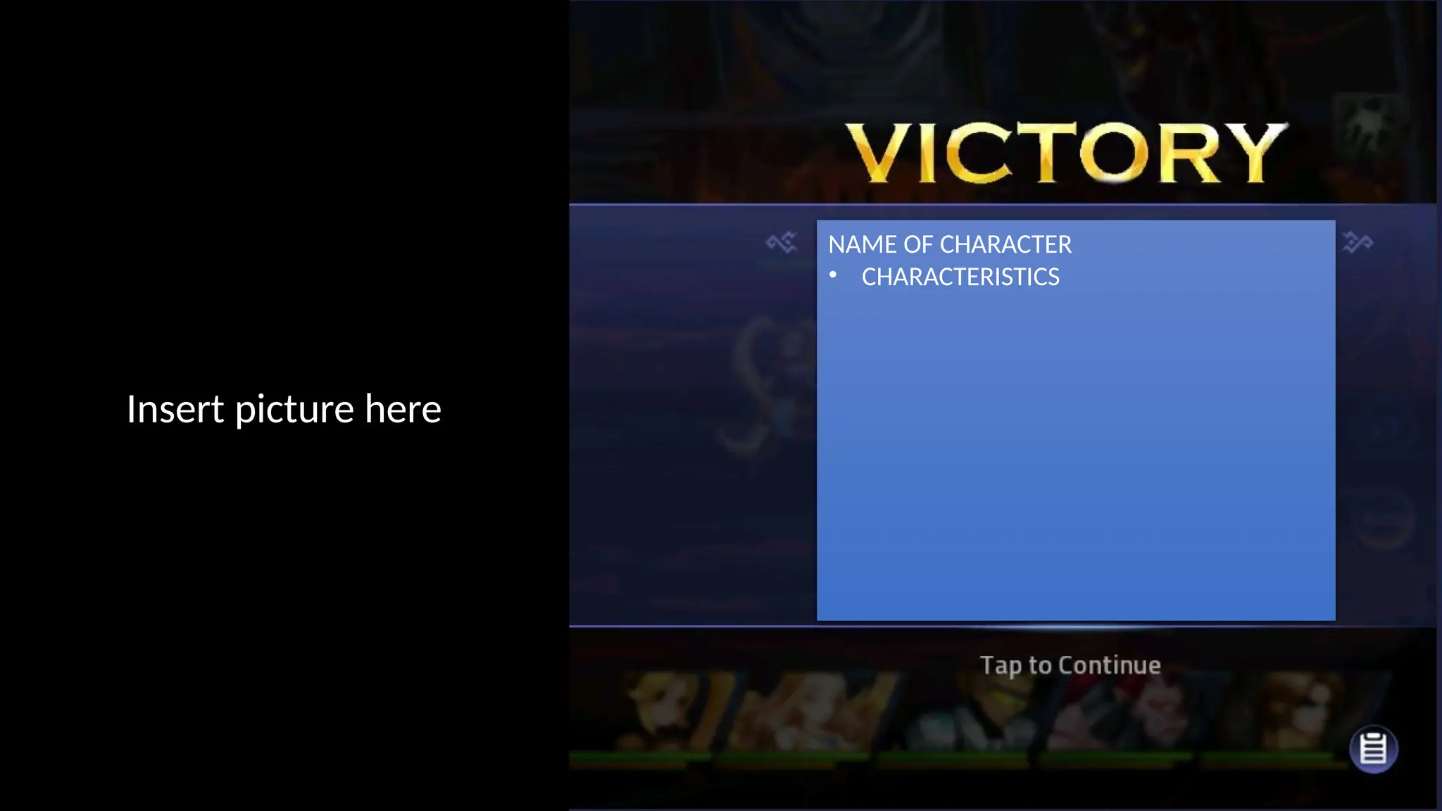 KNOWING-THE-CHARACTERS-OF-THE-STORY-MOBILE-LEGENDS-THEME-Powerpoint-Template (1).pptx