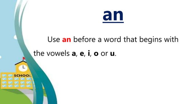 Knowing About a and an | PPT