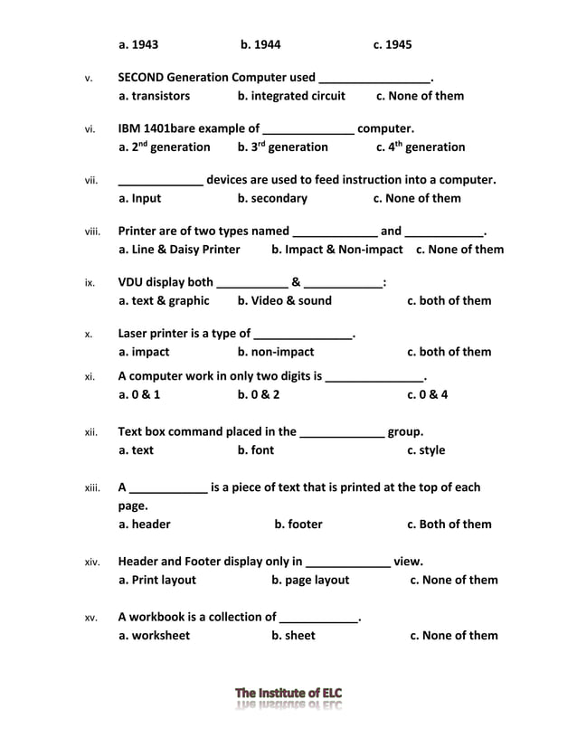 Knowing about Computer 5 | PDF