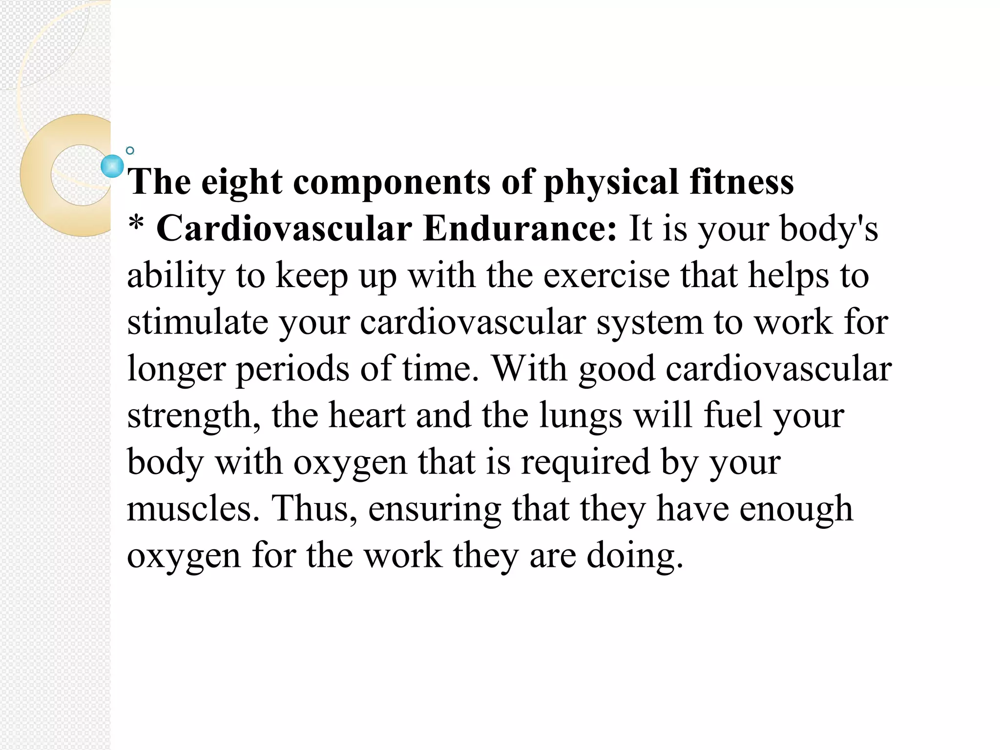 Knowing about Physical Fitness Components | PPT