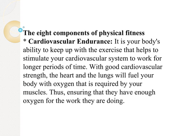 Knowing about Physical Fitness Components | PPT