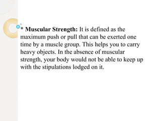 Knowing about Physical Fitness Components | PPT