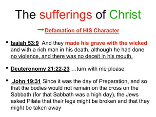 Knowing Christ - Part 3 - Sufferings | PPT