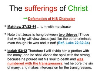 Knowing Christ - Part 3 - Sufferings | PPT