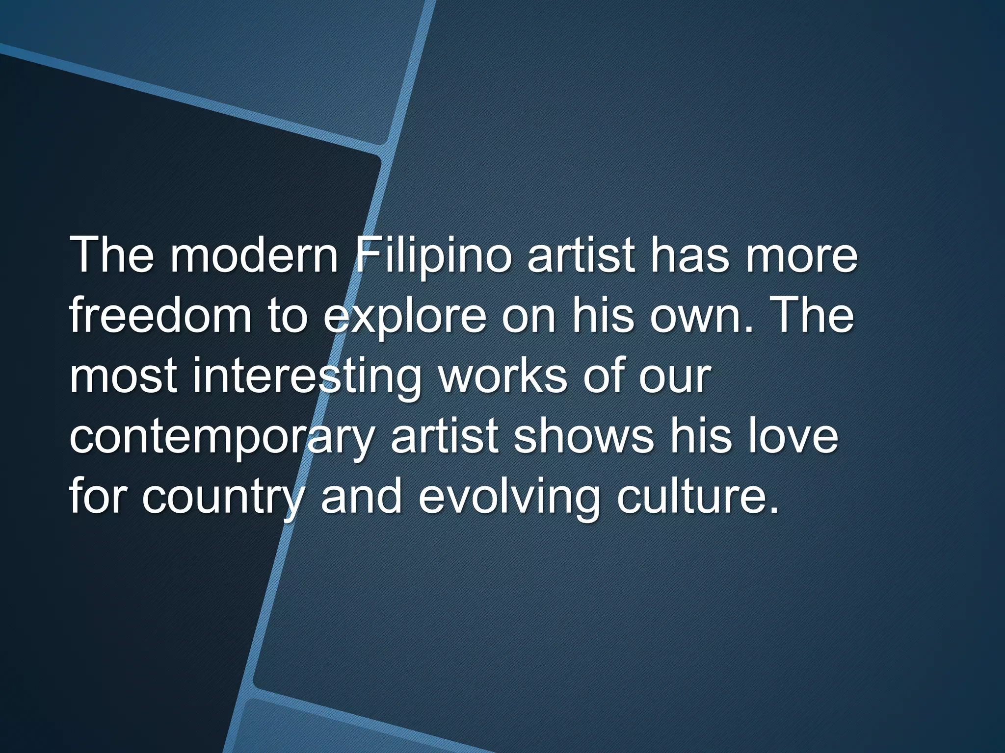 Knowing Filipino Modern Artists and their works | PPTX
