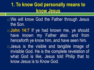 KNOWING GOD PERSONALLY.pptx