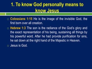 KNOWING GOD PERSONALLY.pptx