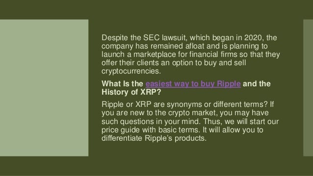Knowing How To Buy XRP In Canada! | PPTX | Stocks and Bonds | Personal Investing
