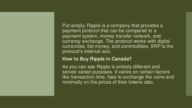 Knowing How To Buy XRP In Canada! | PPTX | Stocks and Bonds | Personal Investing