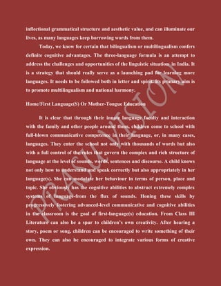 Knowing language across the curriculum | PDF