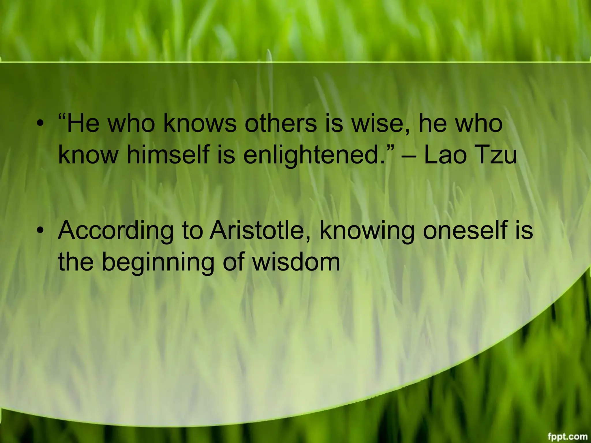 Knowing Oneself.ppt