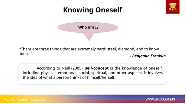 Knowing+Oneself : Towards self improvement.pptx | Free Download