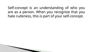knowing oneself a personal development activity | PPT