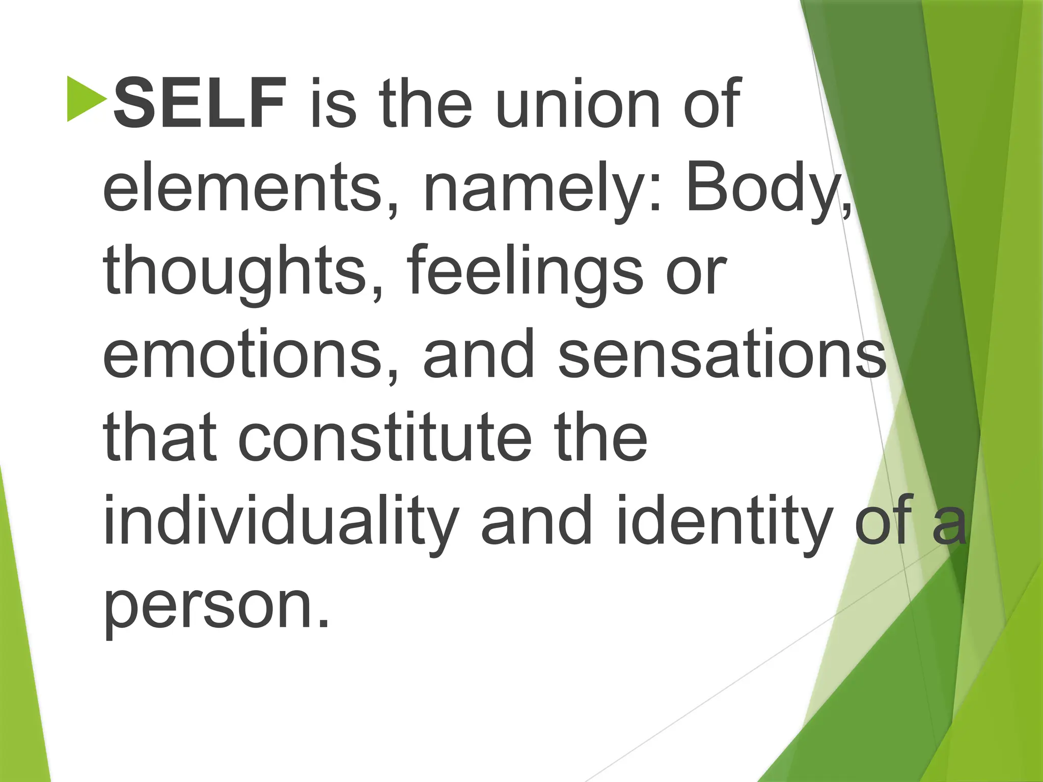 PERSONALITY DEVELOPMENT - KNOWING ONESELF | PPTX