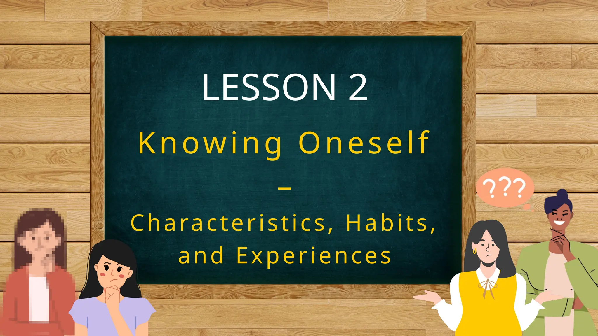 Knowing Oneself – Characteristics, Habits, and Experiences.pptx