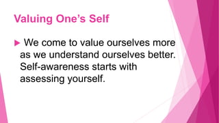 Knowing Oneself_PDEV.pptx | Parenting | Family and Relationships