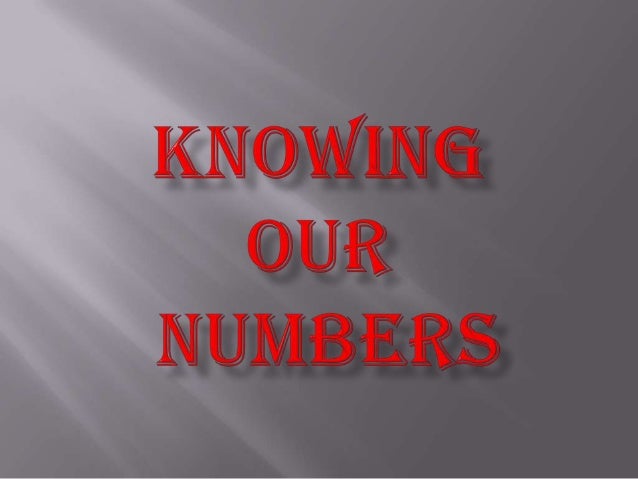 Knowing our number harsh prajapati Knowing our number harsh prajapati