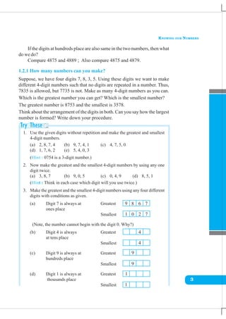 Knowing our numbers | PDF