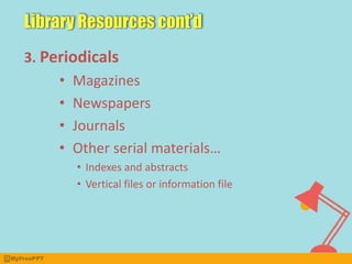 Knowing Your Library Collection | PPTX