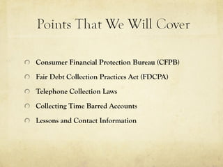Knowing your consumer collection laws | PPT