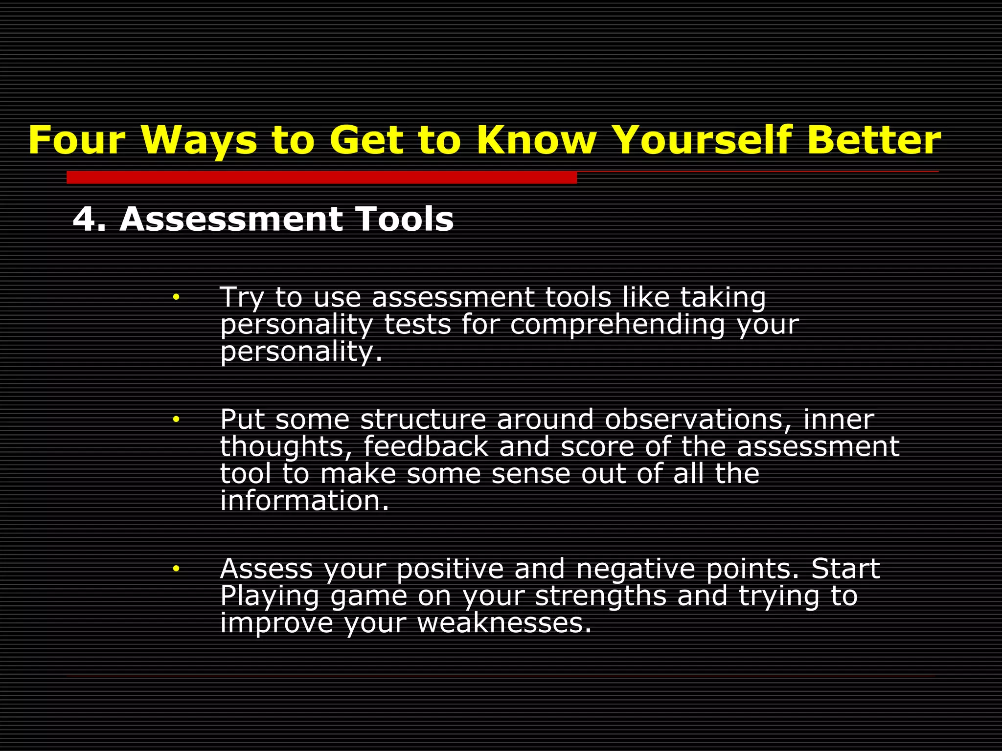 Knowing yourself presentation | PPT
