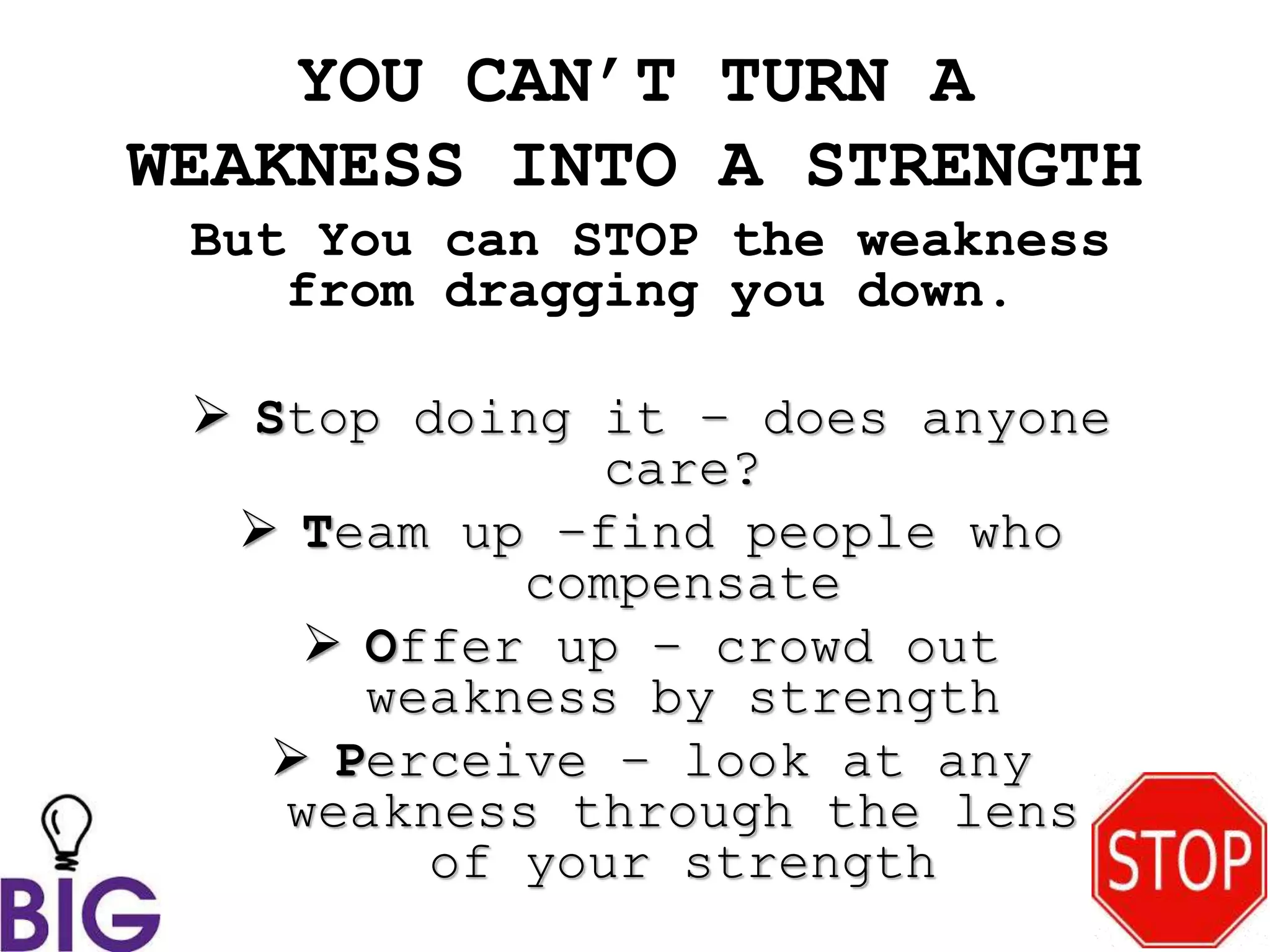 True North Part 1 - Knowing your strengths and weaknesses | PPTX ...