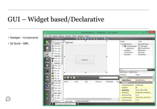 Knowit study group örnsköldsvik - introduction to qt & qt creator | PPTX | Programming Languages ...
