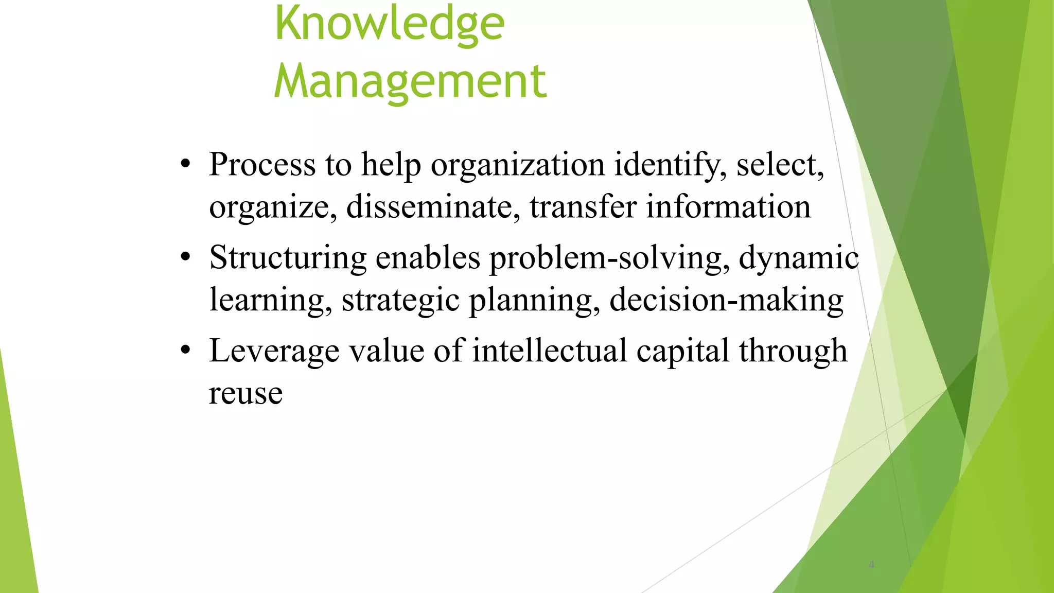 Knowladge management | PPTX