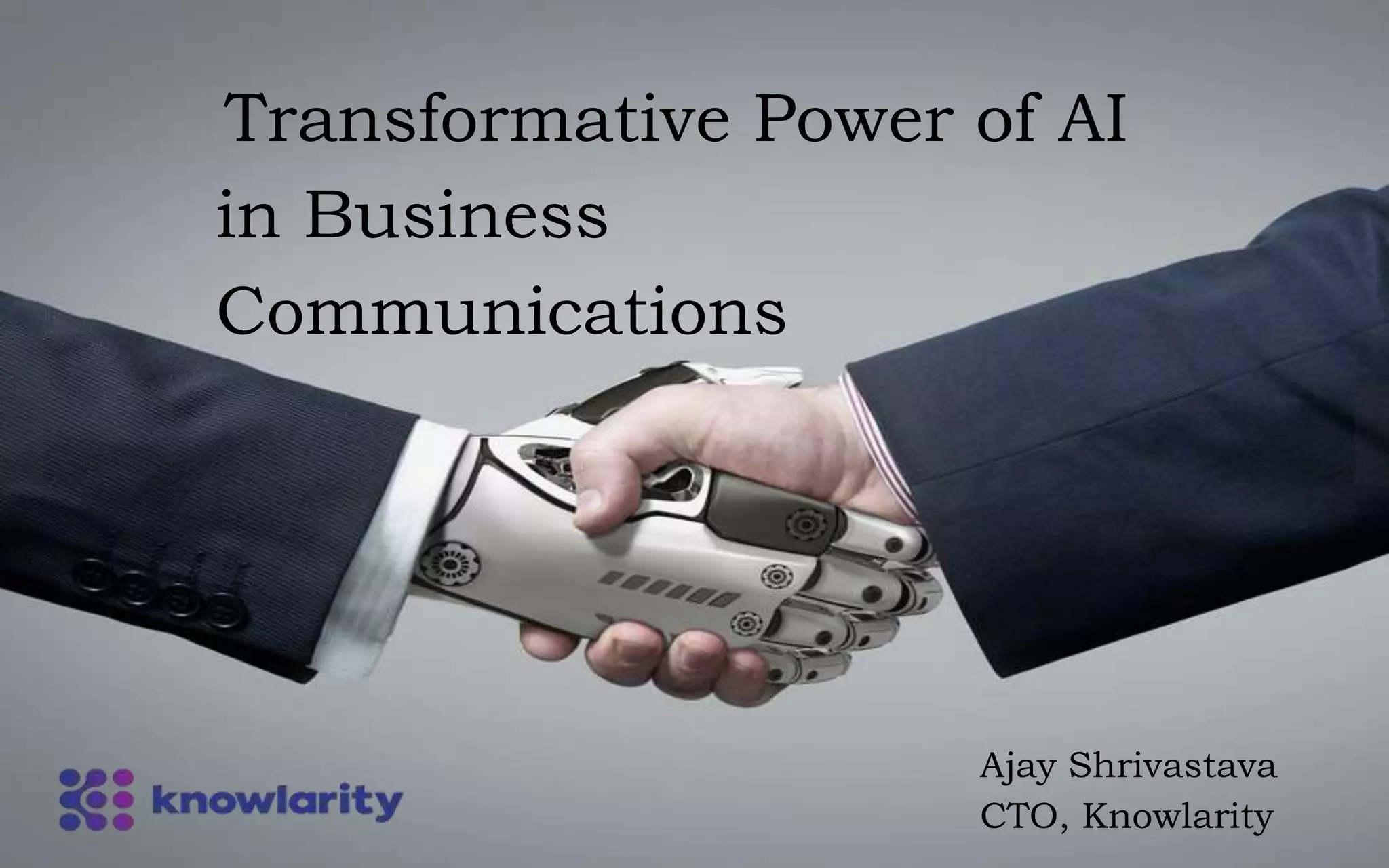 How AI in Business Communication is Automating Customer Experience | PPTX