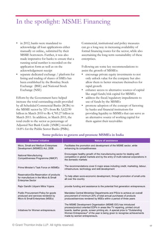 Empowering MSMEs through financing and linkages | PDF