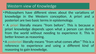 Knowledge and Curriculum, Types of Knowledge | PPTX