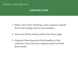 Guide to writing a perfect knowledge base article | PDF