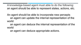 Knowledge-Based Agent in Artificial intelligence.pptx