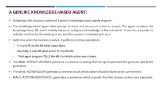 Knowledge-Based Agent in Artificial intelligence.pptx