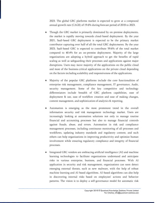 Rsam is Recognized as 2018 Technology Leader in the GRC Platforms ...