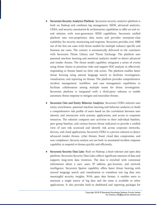 Knowledge brief securonix-ueba-market_2018-spark-matrix | PDF