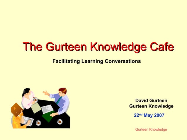 Knowledge Cafe Workshop | PPT
