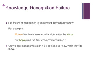 Knowledge-Centric Drivers | PPTX