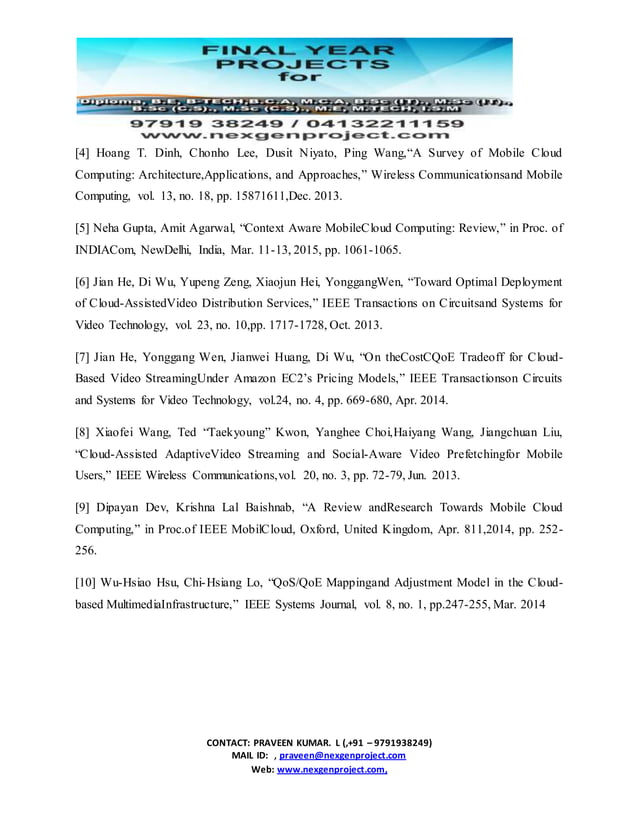 KNOWLEDGE-ENHANCED MOBILE VIDEO BROADCASTING (KMV-CAST) FRAMEWORK WITH CLOUD SUPPORT | DOCX