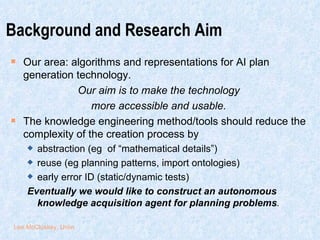 Knowledge Formulation For Ai Planning | PPT