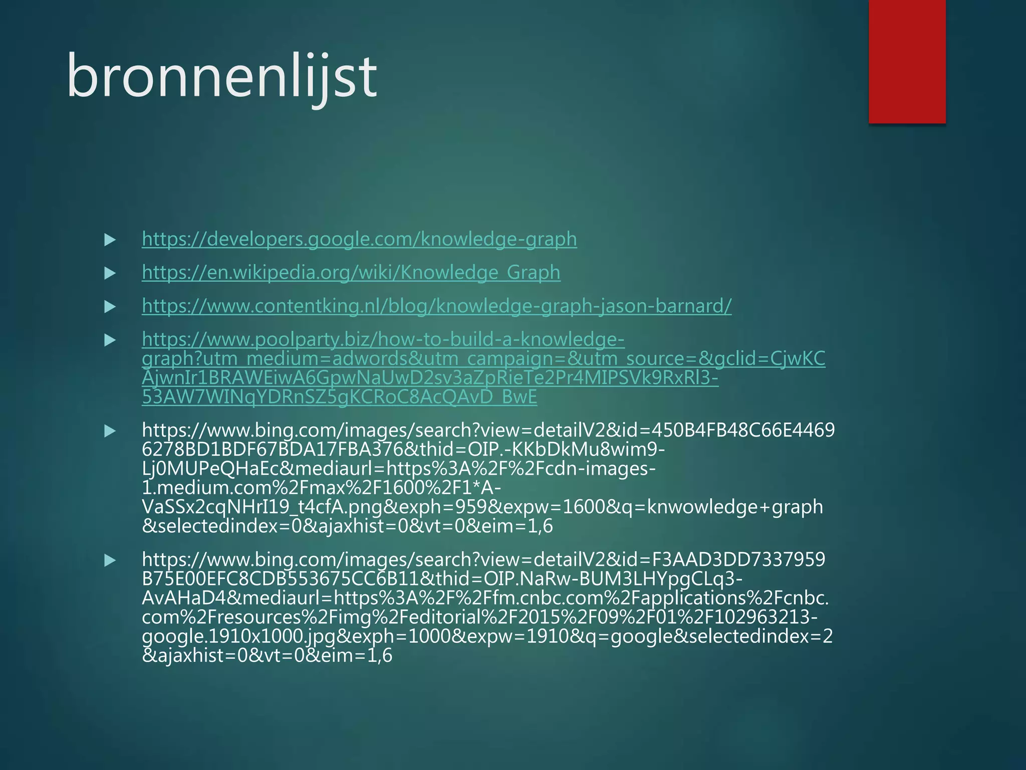 Knowledge graph | PPT