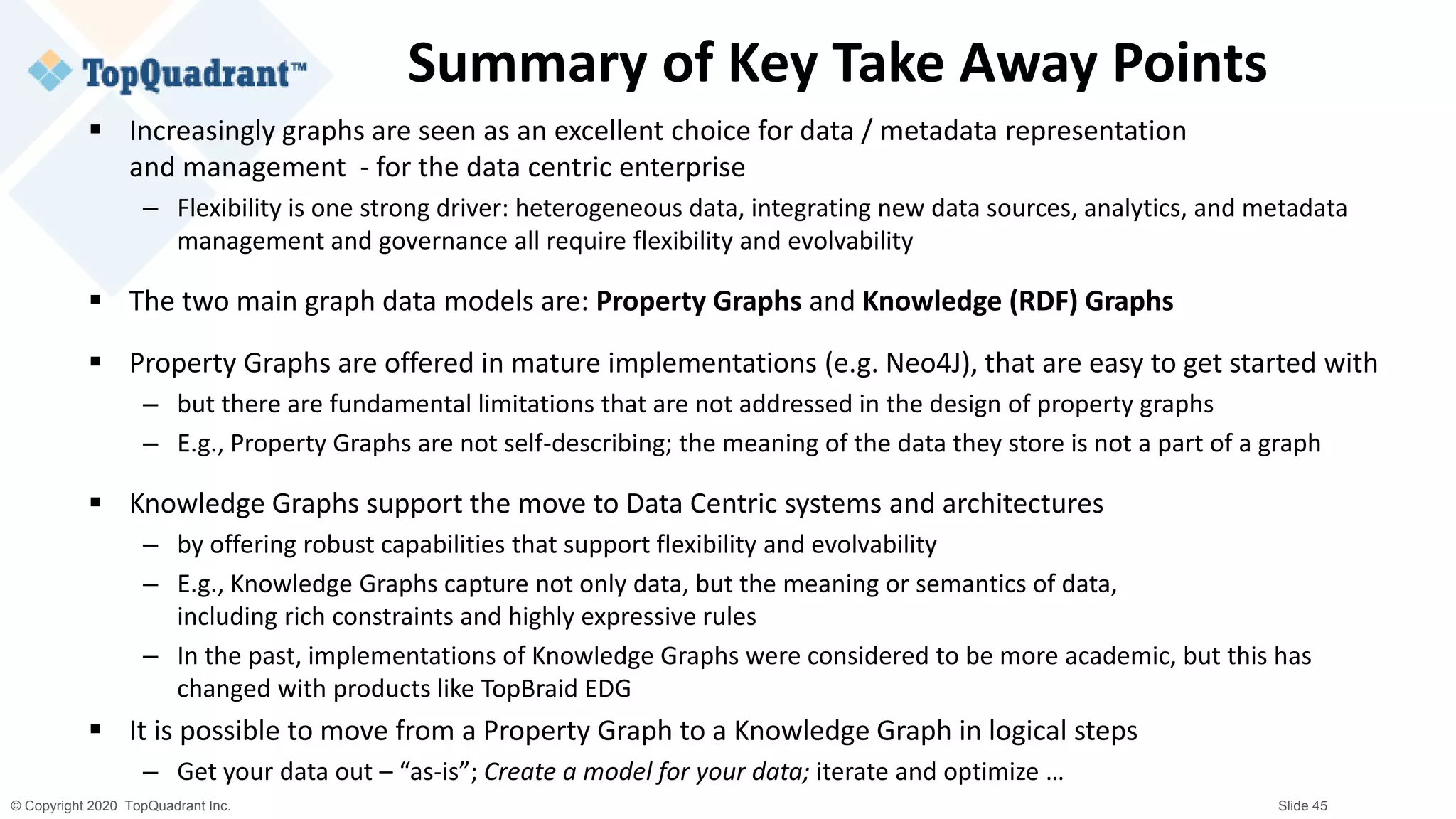 Slides: Knowledge Graphs vs. Property Graphs | PPT